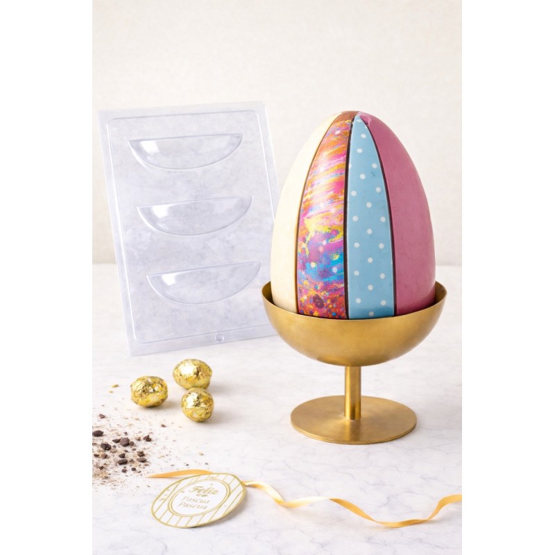 H14G - P. Choc Huevo en Gajos 14 cm